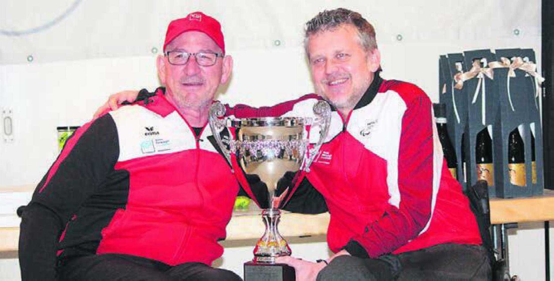 BouBou Keller (links) und Raphael Gremion sind erneut Schweizer Meister ...